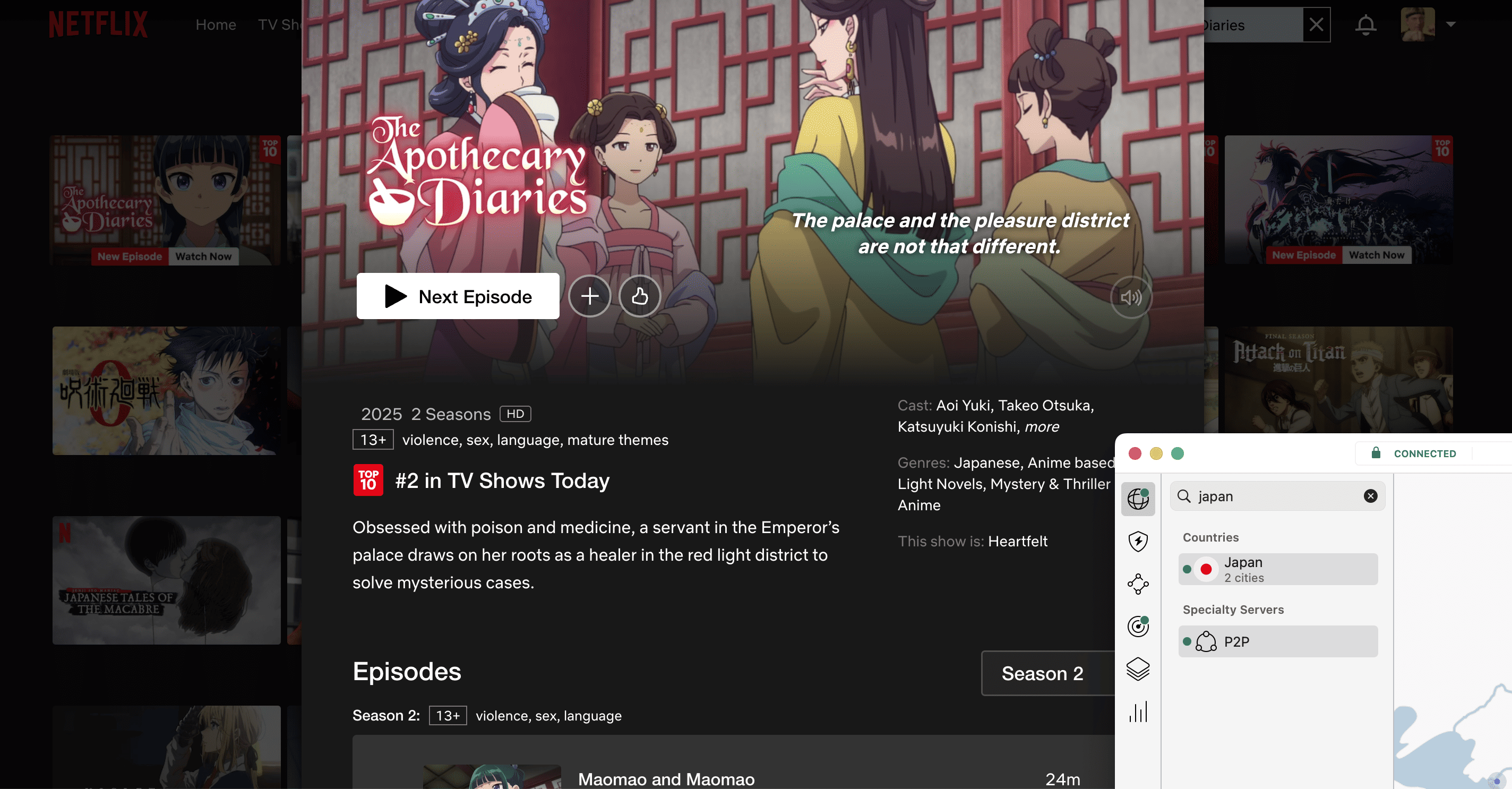 How to watch The Apothecary Diaries Season 2 on Netflix - UpNext by ...
