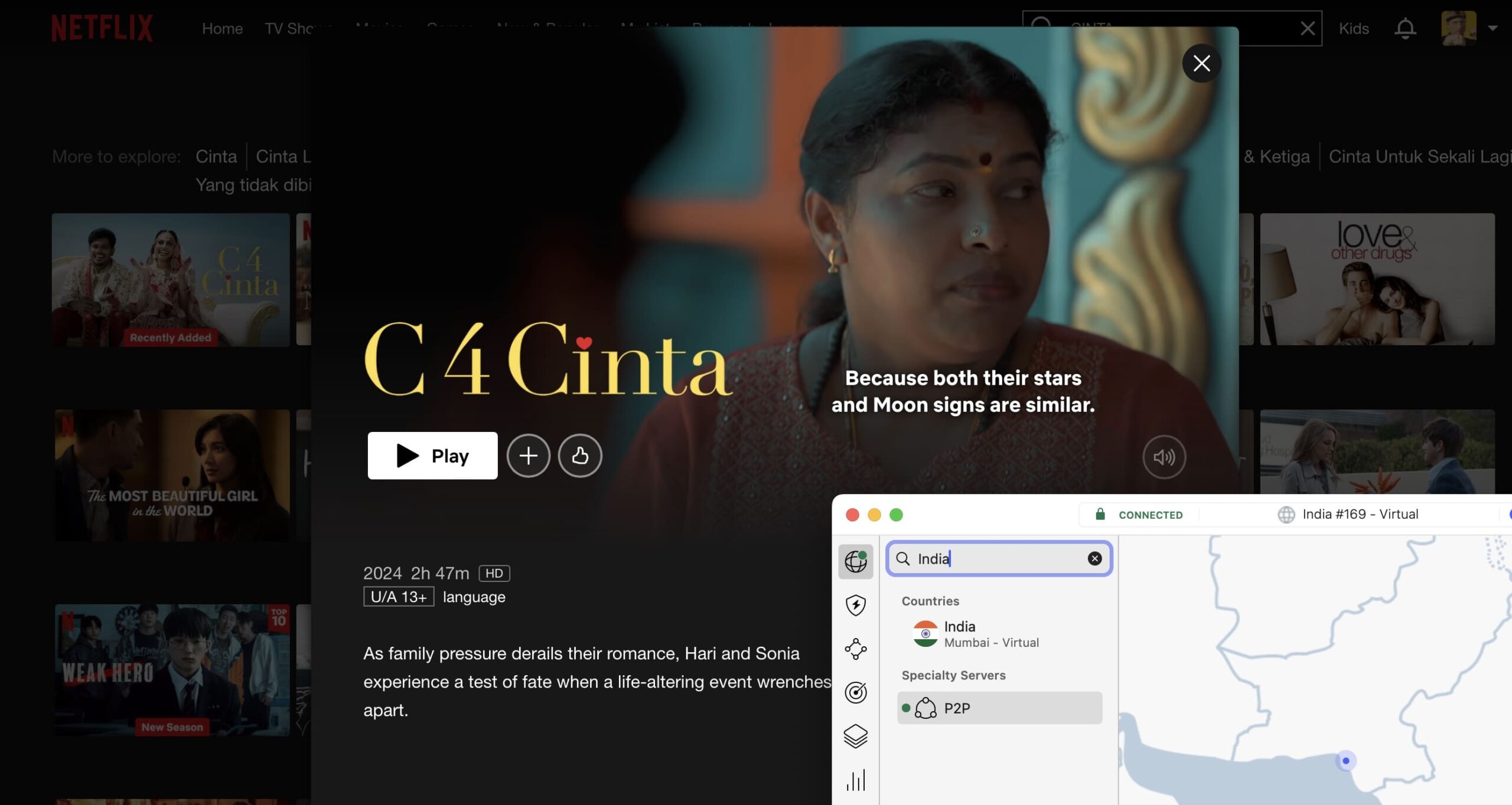 How to watch C4 Cinta in the US on Netflix - UpNext by Reelgood