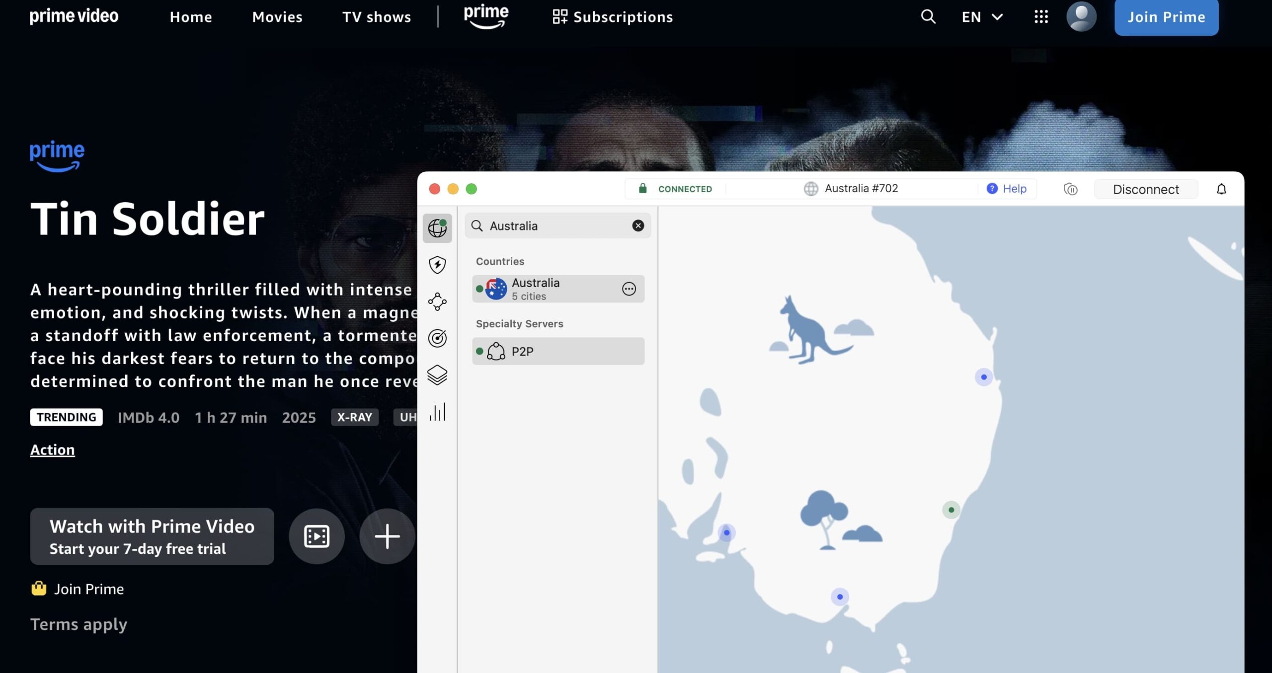 How to watch Tin Soldier in Canada on Prime Video - UpNext by Reelgood