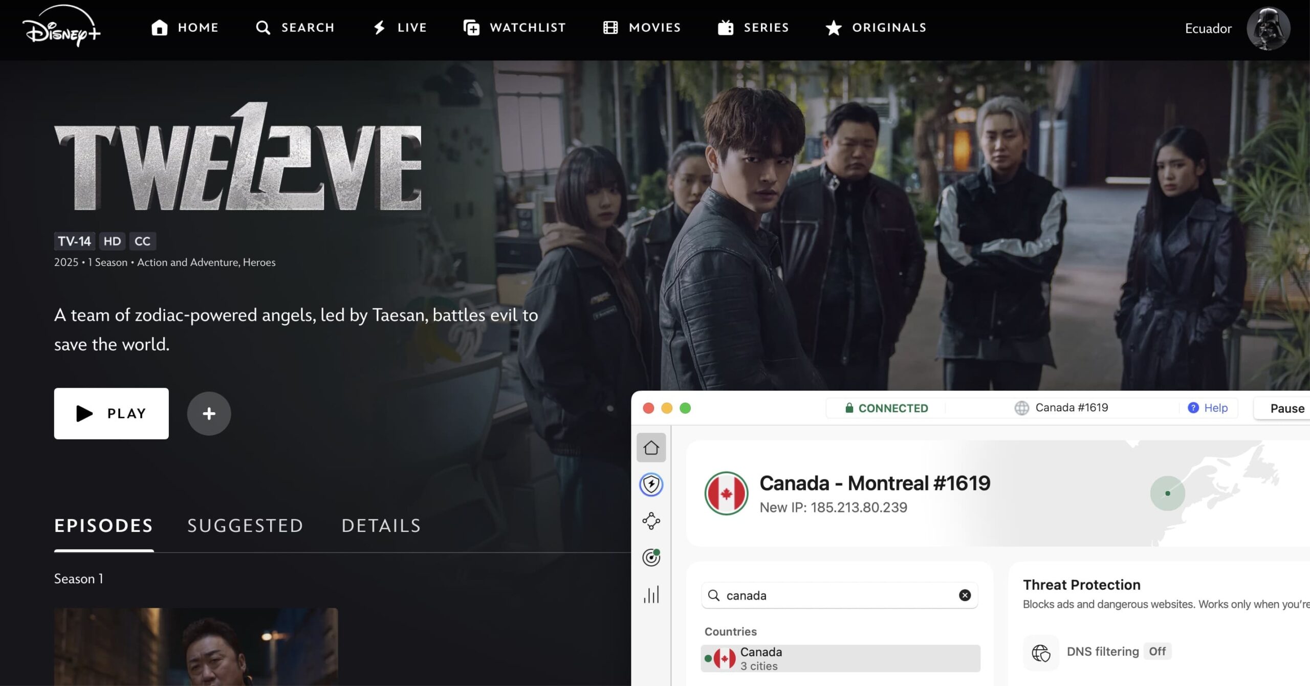 How to watch Twelve (2025) Series in the US on Disney+ - UpNext by Reelgood