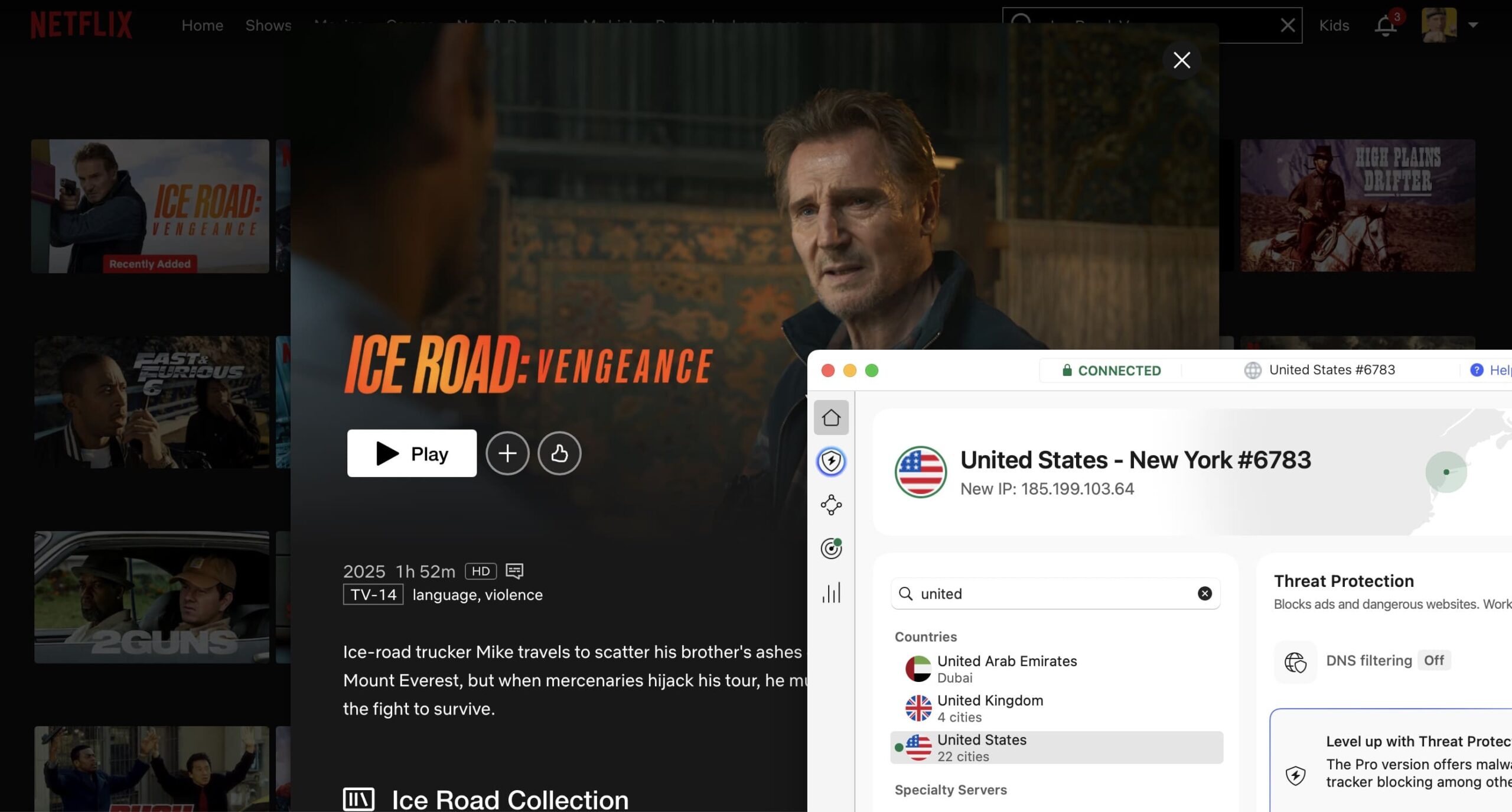 How to watch Ice Road: Vengeance on Netflix in the UK - UpNext by Reelgood